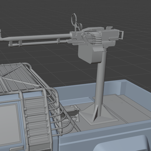 🛏️ bed mounted machine gun・Free STL File for 3D printing・Cults