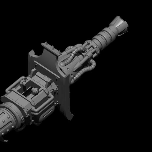 🌩️ Chaos Knight Lightning Cannon・ 3D File for ・Cults