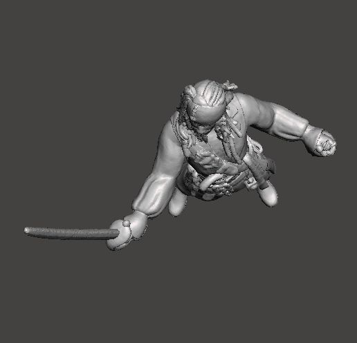 🏴‍☠️ JACK SPARROW DRUNK MINIATURE MODEL FANTASY GAMES RPG DND・ STL File ...