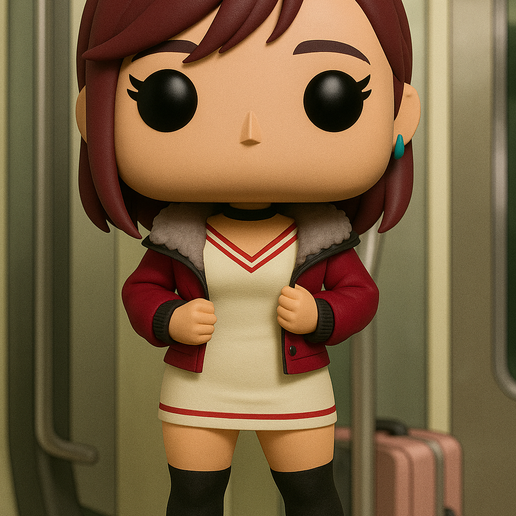 👾 Funko Ayase Momo Outfit 1 - Dan Dadan・ STL File for 3D printing・Cults