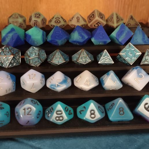 3D printed Modular Dice Display Shelves・Cults