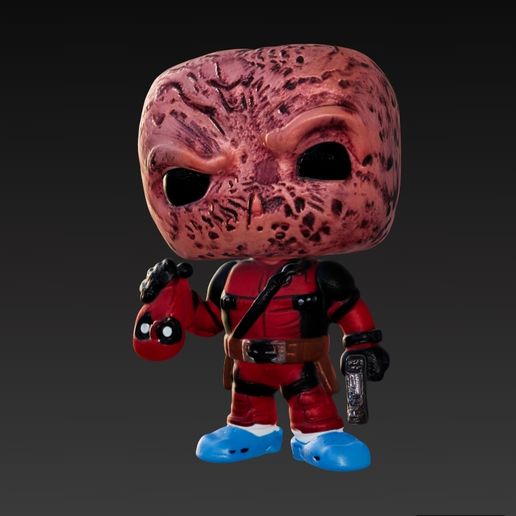 😵 Deadpool funko pop・ STL File for 3D printing・Cults