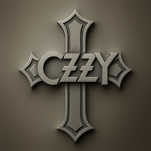 Ozzy Osbourne Cross・ STL File for 3D printing・Cults
