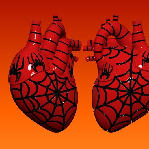 💜 Heart・ STL File for 3D printing・Cults