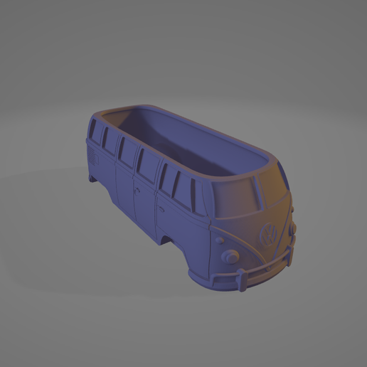 🪴 maceta combi vw・Archivo STL para Impresión 3D・Cults