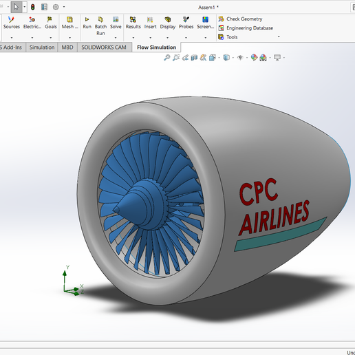 STL file Aircraft Engine ️ ・3D print design to download・Cults