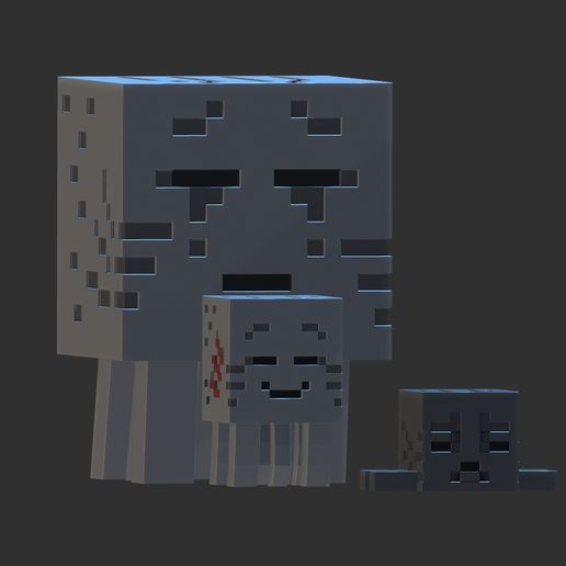 😭 Ghast happy, dried and crying・Archivo 3D Gratis para Impresión 3D・Cults