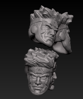 🦸 atlas marvel legends head erik josten 1 /12 scale・ STL File for 3D ...
