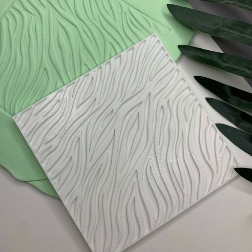 🦓 Zebra Pattern Cookie Embosser・ STL File for 3D printing・Cults