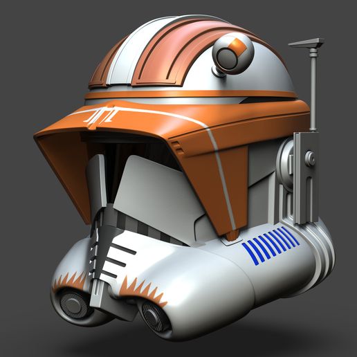 🪖 Captain Cody Helmet・Free 3D File for 3D printing・Cults