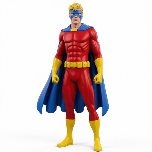 👾 Fawcett Comics Super Hero Pinky・ STL File for 3D printing・Cults