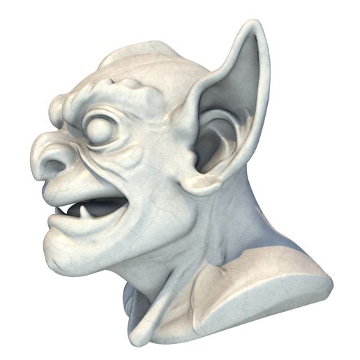 👹 Gargoyle Head 16・ STL File for 3D printing・Cults