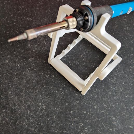 🛠️ Folding Soldering iron stand・Free STL File for 3D printing・Cults