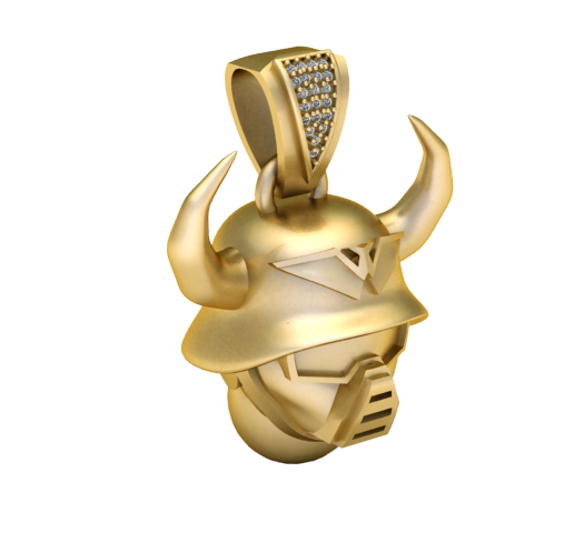 🗡️ samurai pendant 3d printable model・ STL File for 3D printing・Cults