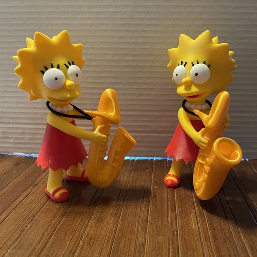 🎨 Lisa Simpson - Color Print・3D Print with the Bambu X1C 3D printer・Cults