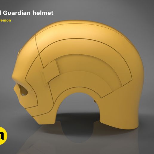 🪖 The Red Guardian helmet・ 3D File for ・Cults