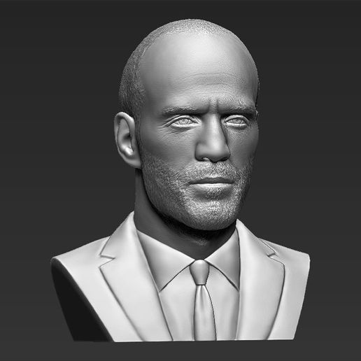 👤 Jason Statham bust for full color 3D printing・ STL File for 3D ...