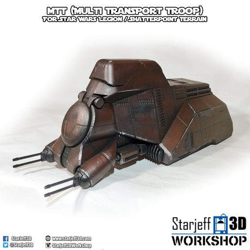 MTT (Multi Transport Troop)・ STL File for 3D printing・Cults
