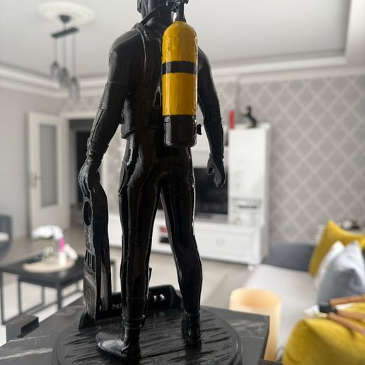 🐉 Fully Detailed 3D Scuba Diver Model・ STL File for 3D printing・Cults