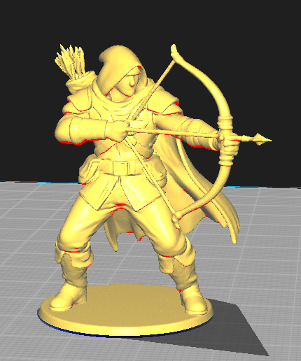 🎲 Ranger STL - Fantasy Archer Miniature for DnD & Tabletop RPGs・Free STL File for 3D printing・Cults