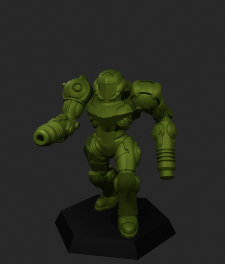 🏹 Bounty Hunter Mecha & Power Armor for 6mm wargames・Free 3D File for ...