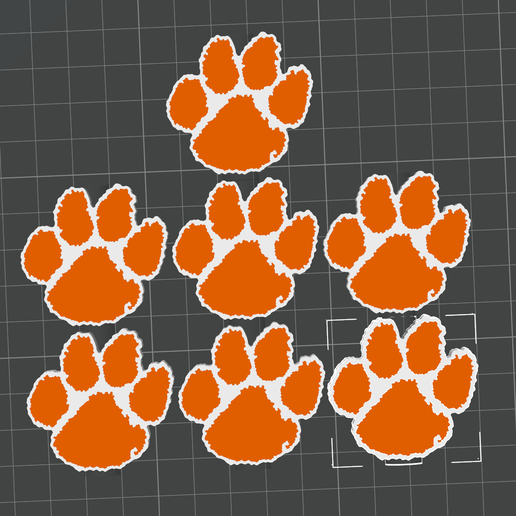 3MF file Commercial Clemson Paw Straw Topper 🐾 ・3D printer design to ...