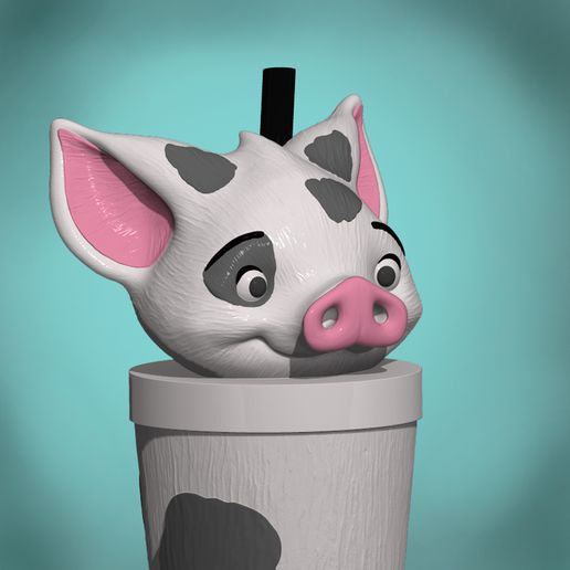 Archivo STL VASO PUA MOANA DISNEY 🧹 ・Plan para descargar y imprimir en ...