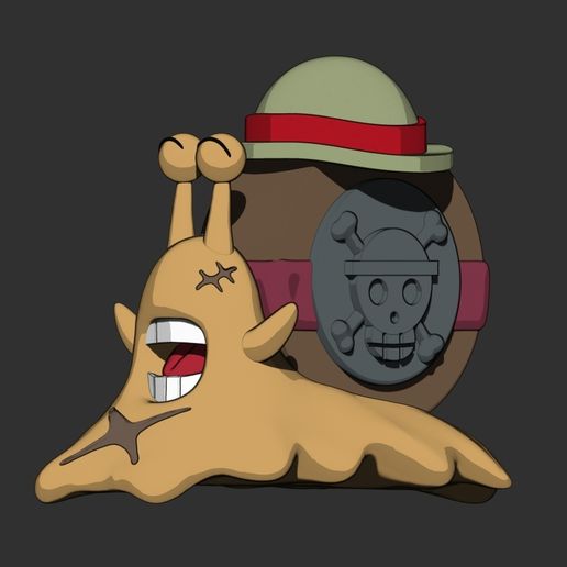 👾 Den Den Mushi・ STL File for 3D printing・Cults