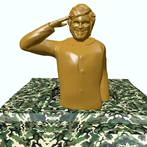arquivo 3D Javier Milei num tanque 👾 ・modelo para impressora 3D para ...