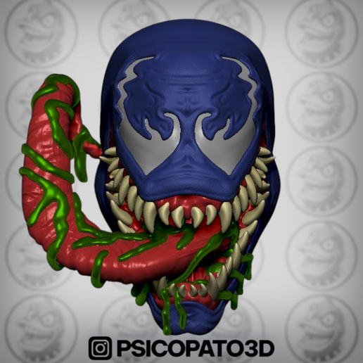 🦸 Venom Heads for Marvel Legends・ STL File for 3D printing・Cults