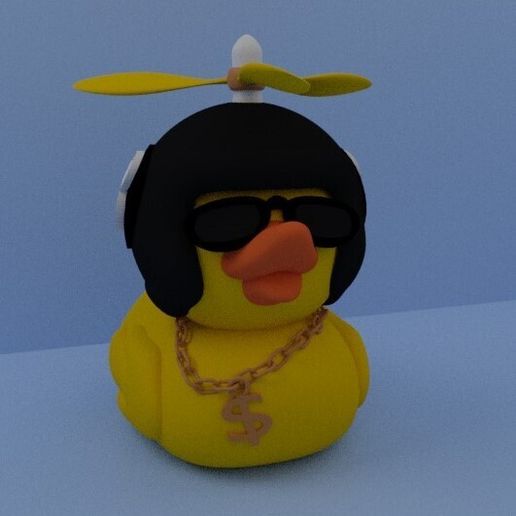 STL file Rubber duck - flying duck 🦆 ・3D printing design to download・Cults