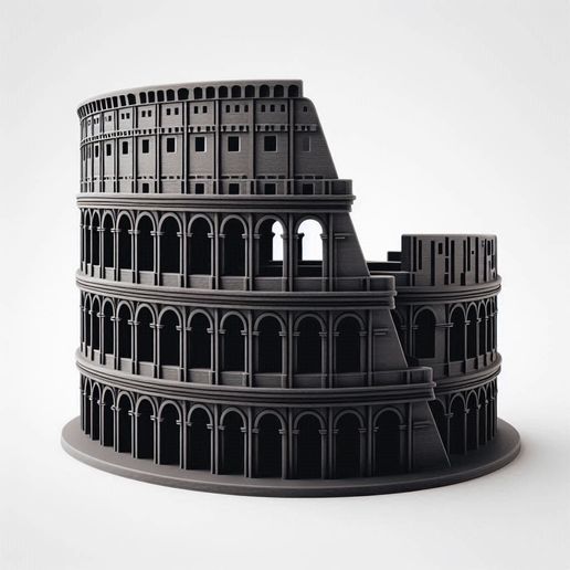 🏢 Colosseum 3D Print – Ancient Roman Landmark Decorative Piece ...