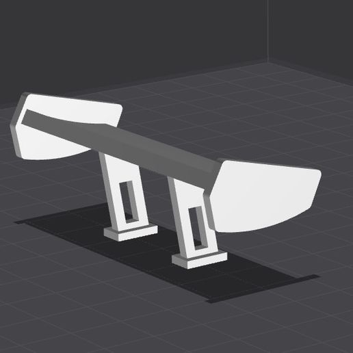 Free STL file rc car rear spoiler 🚗 ・3D printer model to download・Cults