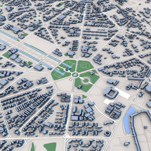 🆕 New Delhi City India・ 3D File for 3D printing・Cults