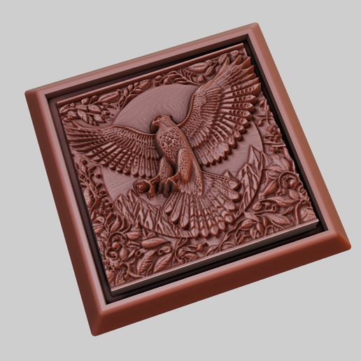 3D file Hawk Animal 3D Model for CNC Router Laser & 3D Printer 🦅 ・3D ...