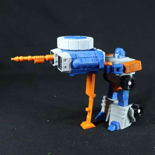 3D file Cannon Turret for Transformers Ironfist 🔫 ・3D printing design ...