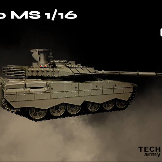 🇺🇸 T 90 MS 1/16・ 3D File for 3D printing・Cults