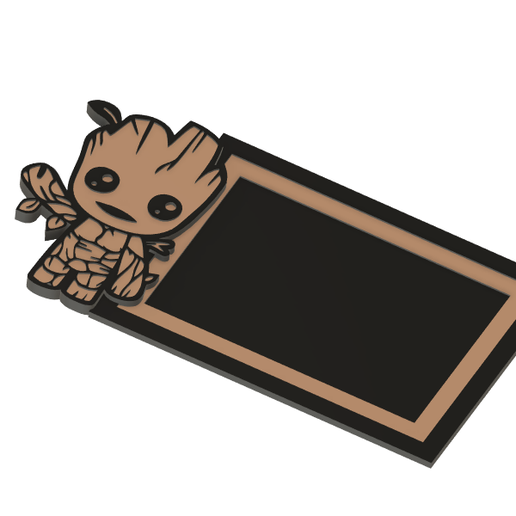 Файл STL Groot PHOTO FRAME 🖼️ ・Шаблон для 3D-печати для загрузки・Cults
