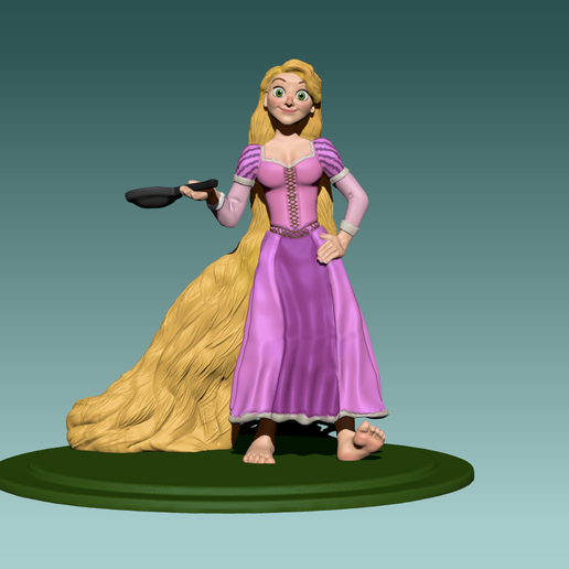 rapunzel frying