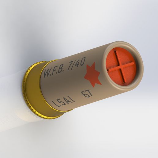 🔫 WW1 & WW2 British 1-inch Signal Flare Pack・ 3D File for 3D printing・Cults