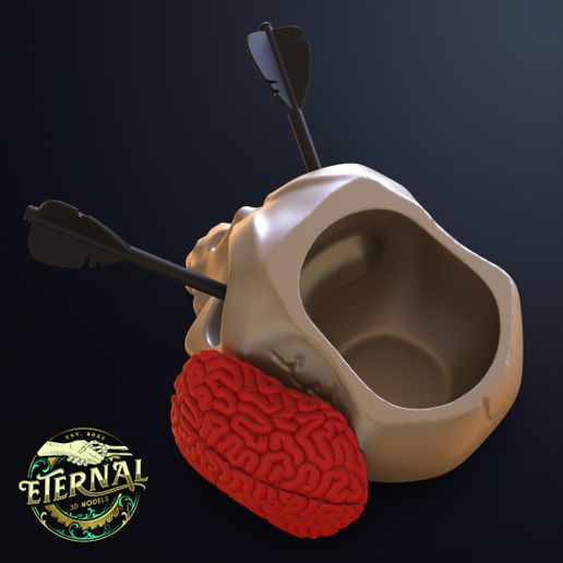 3D file ARROW IN THE EYE CANDY BOWL - HALLOWEEN - ETERNAL 🏹 ・3D ...