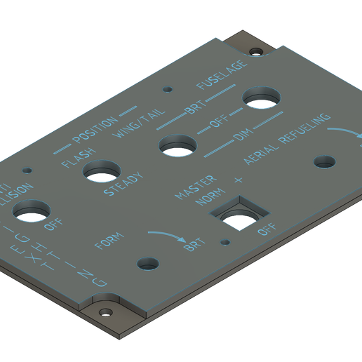 3D file F-16 C Block 52 - Lightning Ext Panel 🌩️ ・Design to download ...