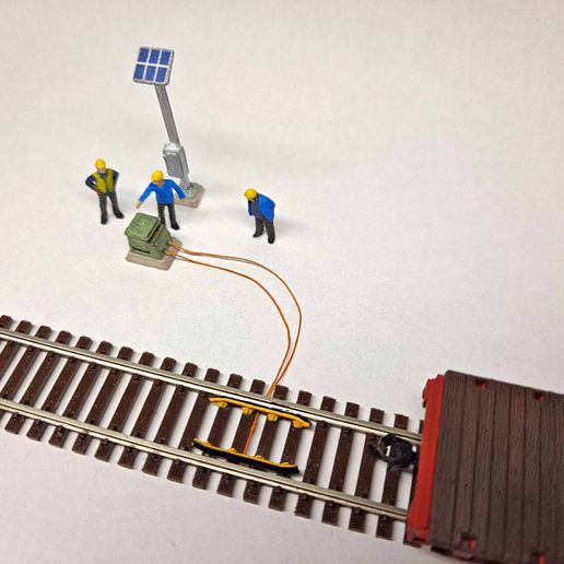 🎲 N Scale Track Greaser・Free 3D File for 3D printing・Cults