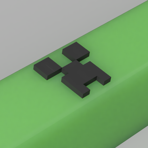 Archivo STL MINECRAFT CREEPER SPACEBAR KEYCAP 💻 ・Plan de impresora 3D ...