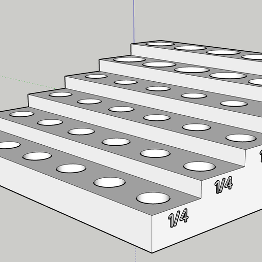 🧰 Hex bit socket holder・ STL File for 3D printing・Cults
