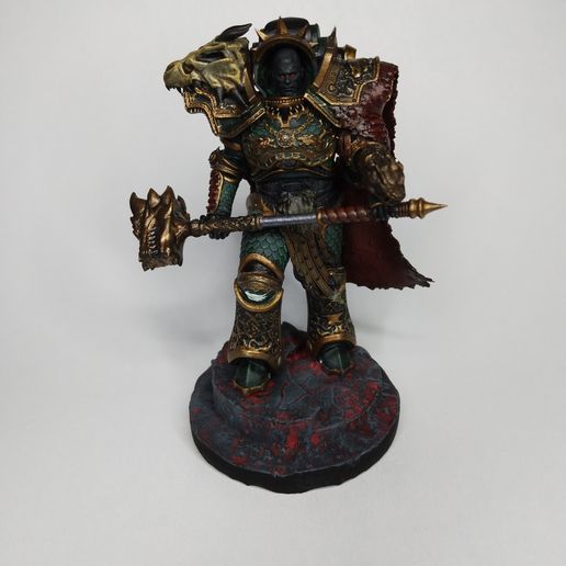 3D printing The Primarch Vulkan • made with Anycubic Mono 4k・Cults