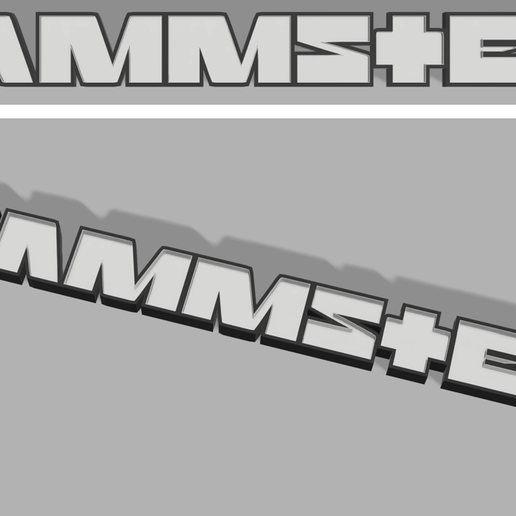 rammstein logo font