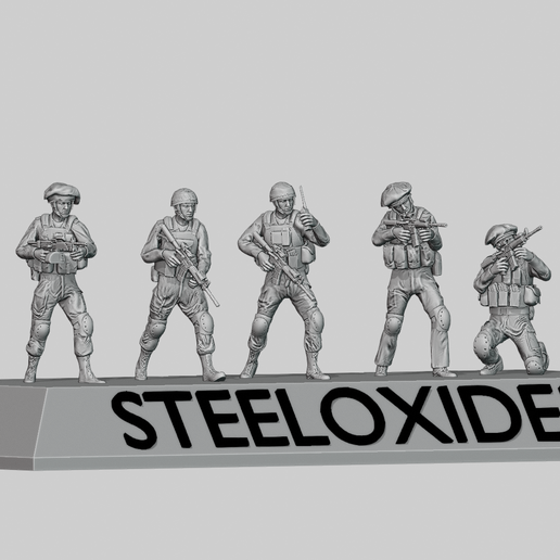 🫡 Modern IDF infantry set 1・ 3D File for 3D printing・Cults