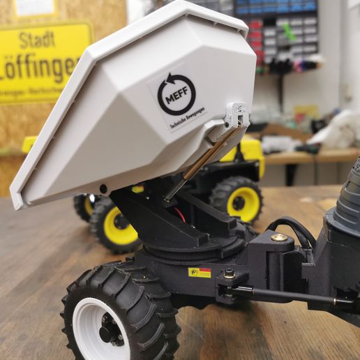 🚧 Ausa Mini Dumper Bruder RC Construction Functional model making・ STL ...