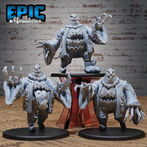 3D file Oni Nightmare Set ‧ DnD Miniature ‧ Tabletop Miniatures ...
